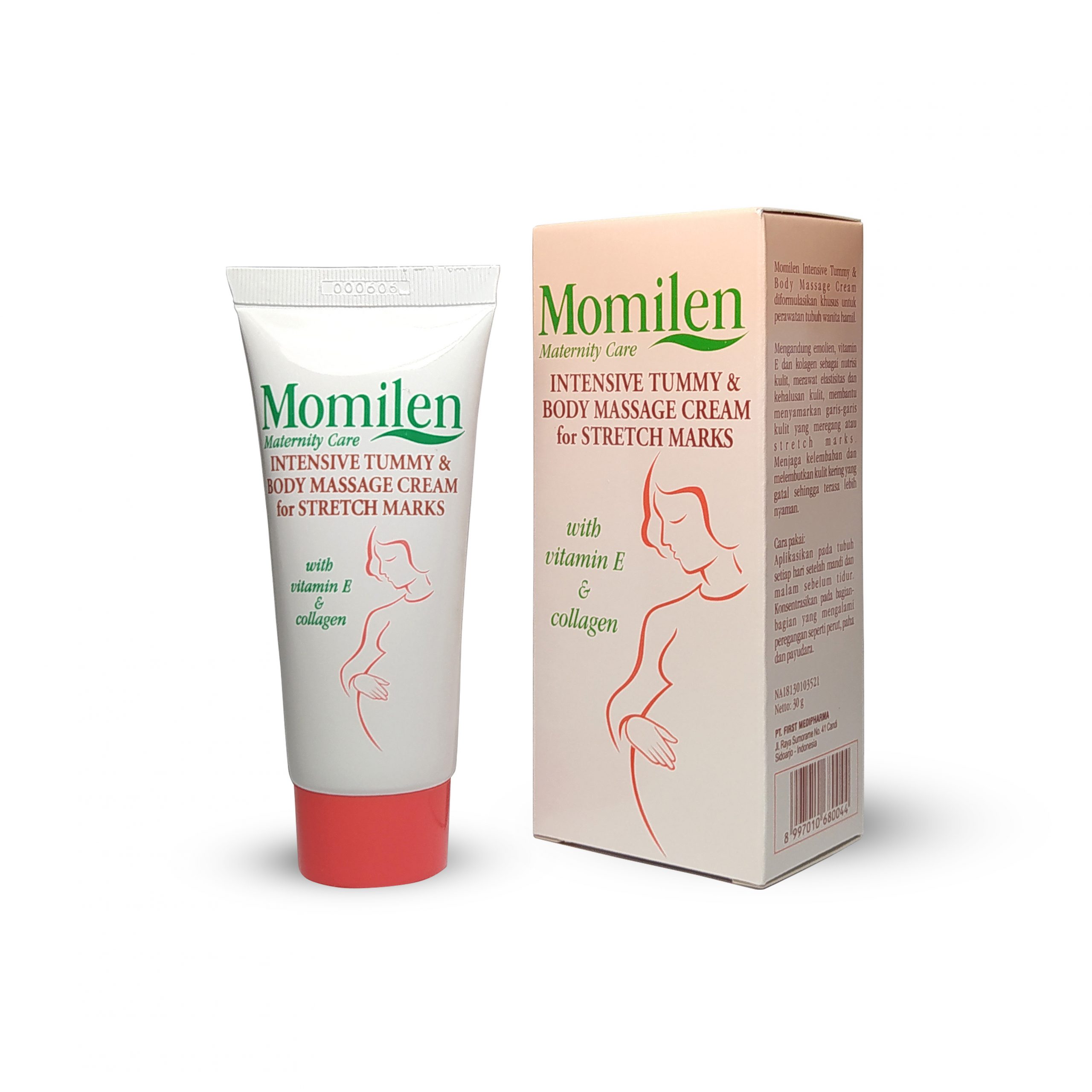 MOMILEN Intensive Tummy & Body Massage Cream – For Stretch Mark – First ...