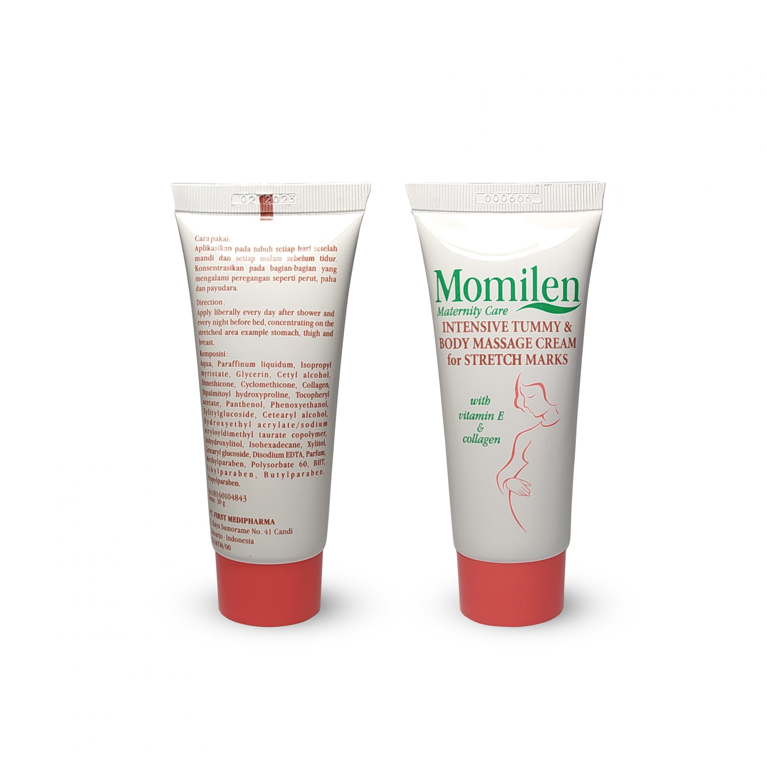 MOMILEN Intensive Tummy & Body Massage Cream – For Stretch Mark – First ...