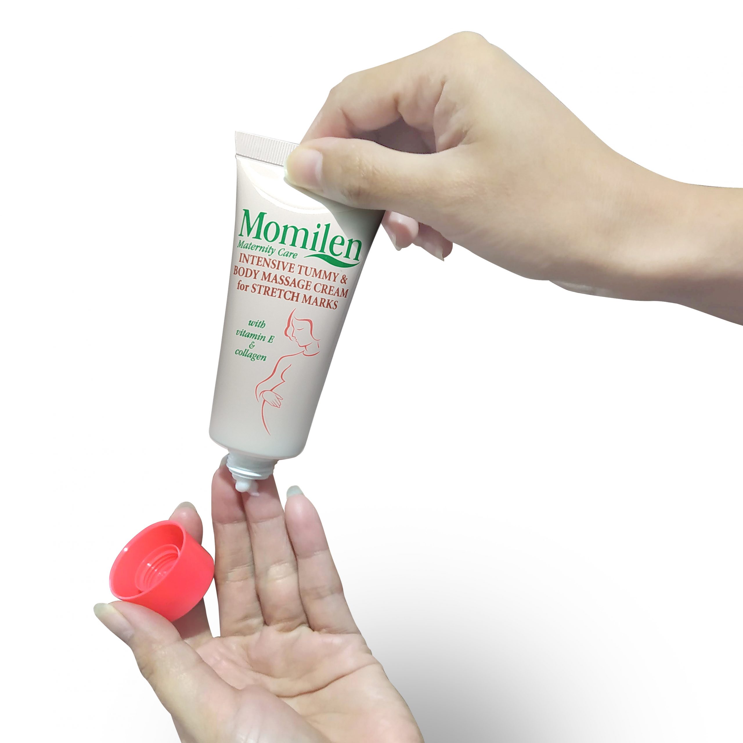 MOMILEN Intensive Tummy & Body Massage Cream – For Stretch Mark – First ...